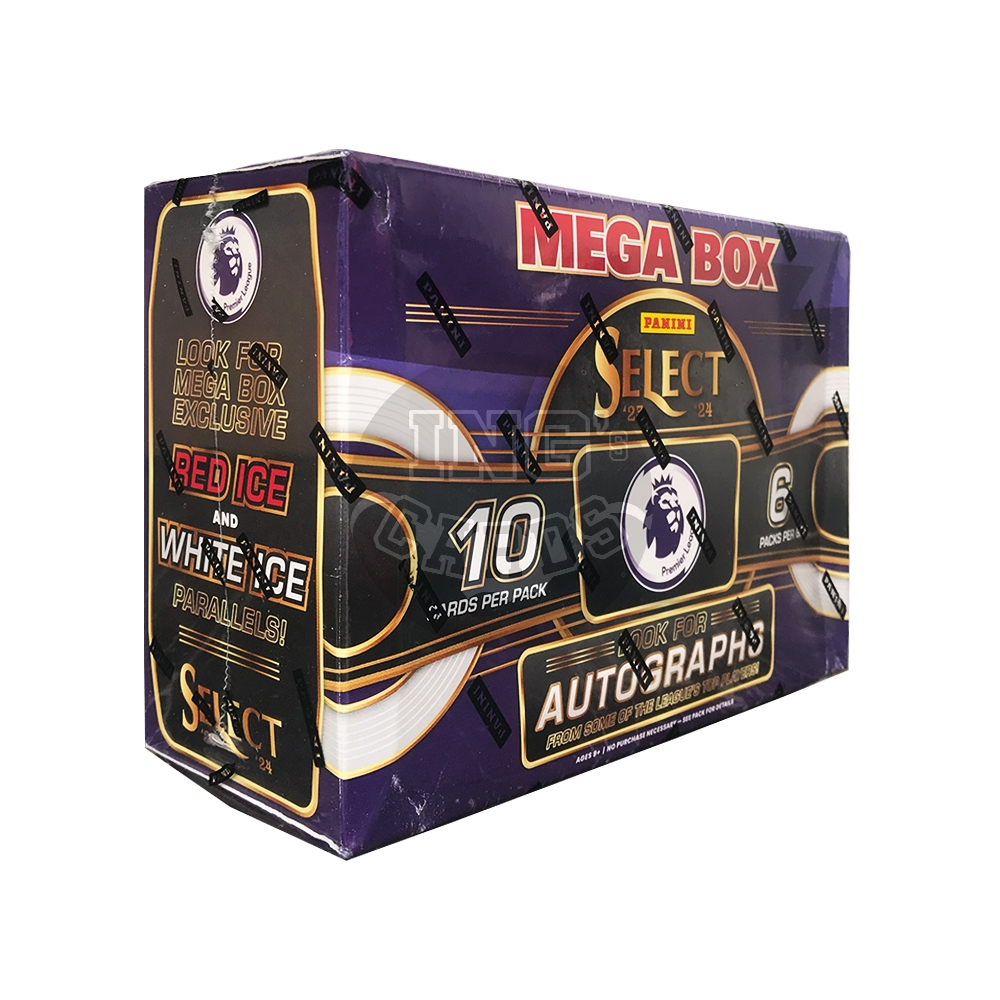 การ์ดสะสมฟุตบอล 2023-24 Panini Select Premier League Mega Box (Red Ice ...