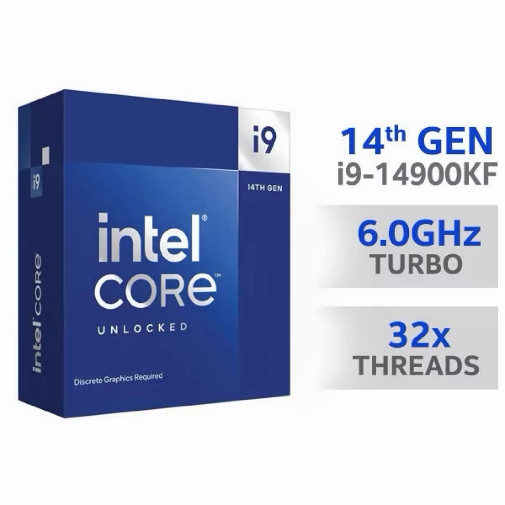 [ของใหม่ ประกัน 5 ปี] CPU (ซีพียู) INTEL CORE I9-14900KF - 24C 32T 2.4 ...