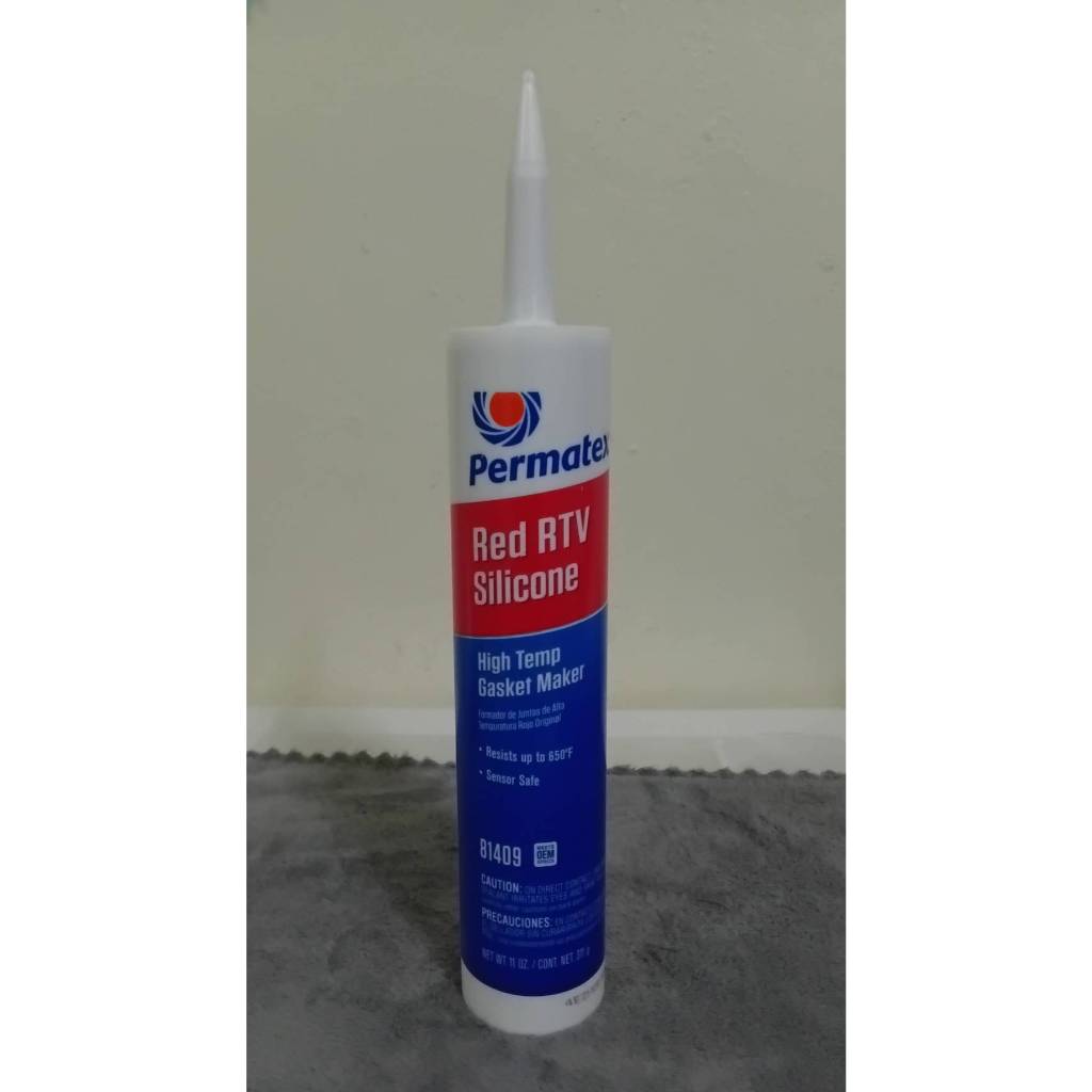 Permatex #26C High-Temp Red RTV Silicone Gasket ปะเก็นเหลวซิลิโคนทนความ ...