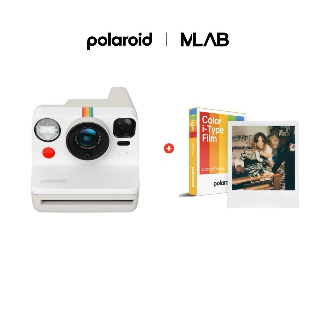 [Polaroid] Polaroid Now Generation 3 กล้องโพลารอยด์ + ฟิล์มสี i-Type 8 ...