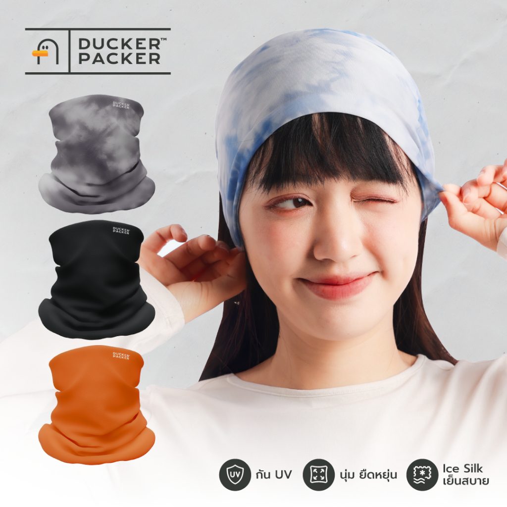 DUCKER PACKER Ice Wander Buff ผ้าบัฟ Ice Silk กันแดด UV เย็นสบาย สำหรับ ...