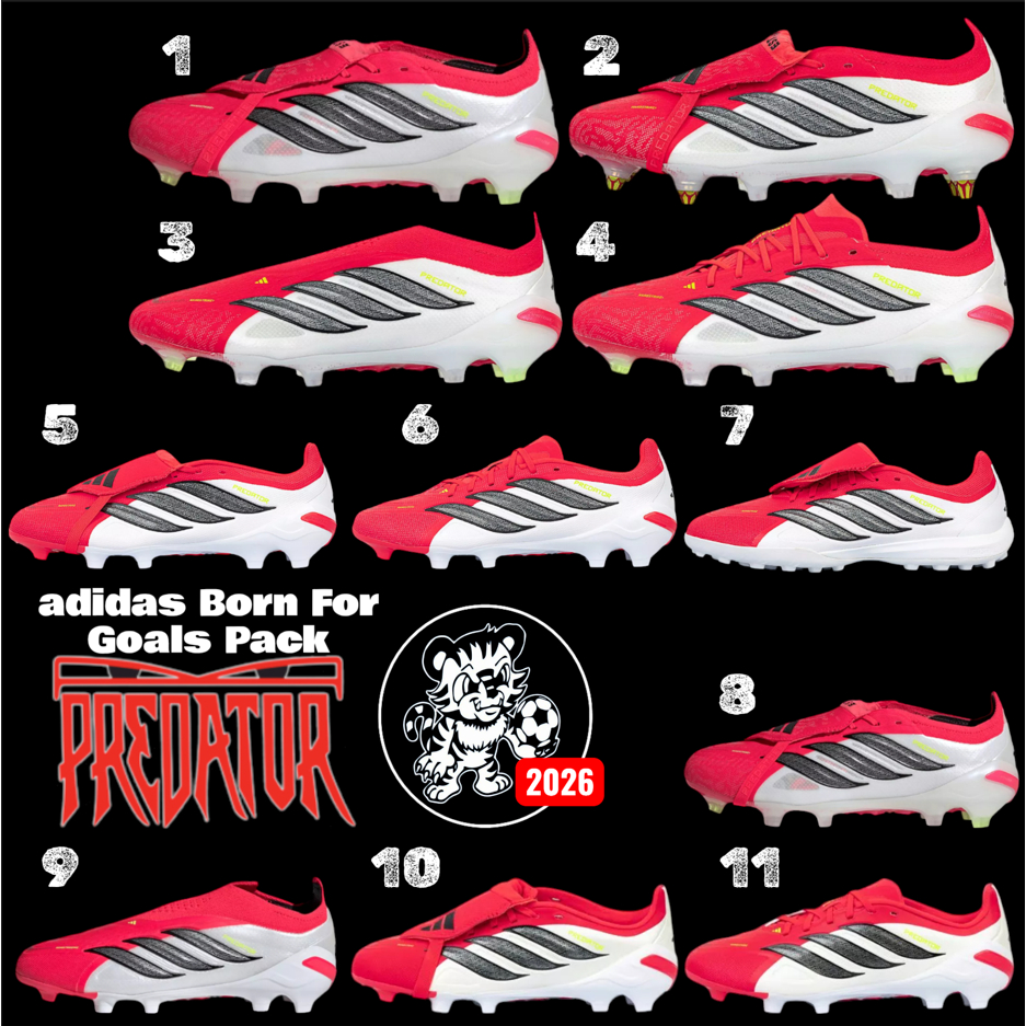 สีใหม่ล่าสุด เกิดมาเพื่อยิงประตู New PREDATOR 2026 Adidas Born for ...