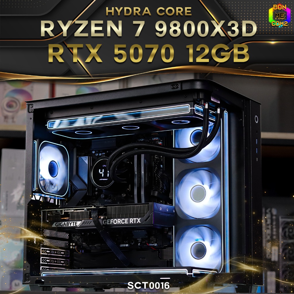 Hydra Core [Special Custom] / คอมประกอบ Bonmecom2/ AMD RYZEN 7 9800X3D ...
