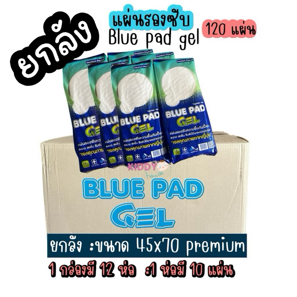 ยกลัง 📦 แผ่นรองซับ blue pad gel (premium) บลูแพดเจล แผ่นรองซับผู้ป่วย ...