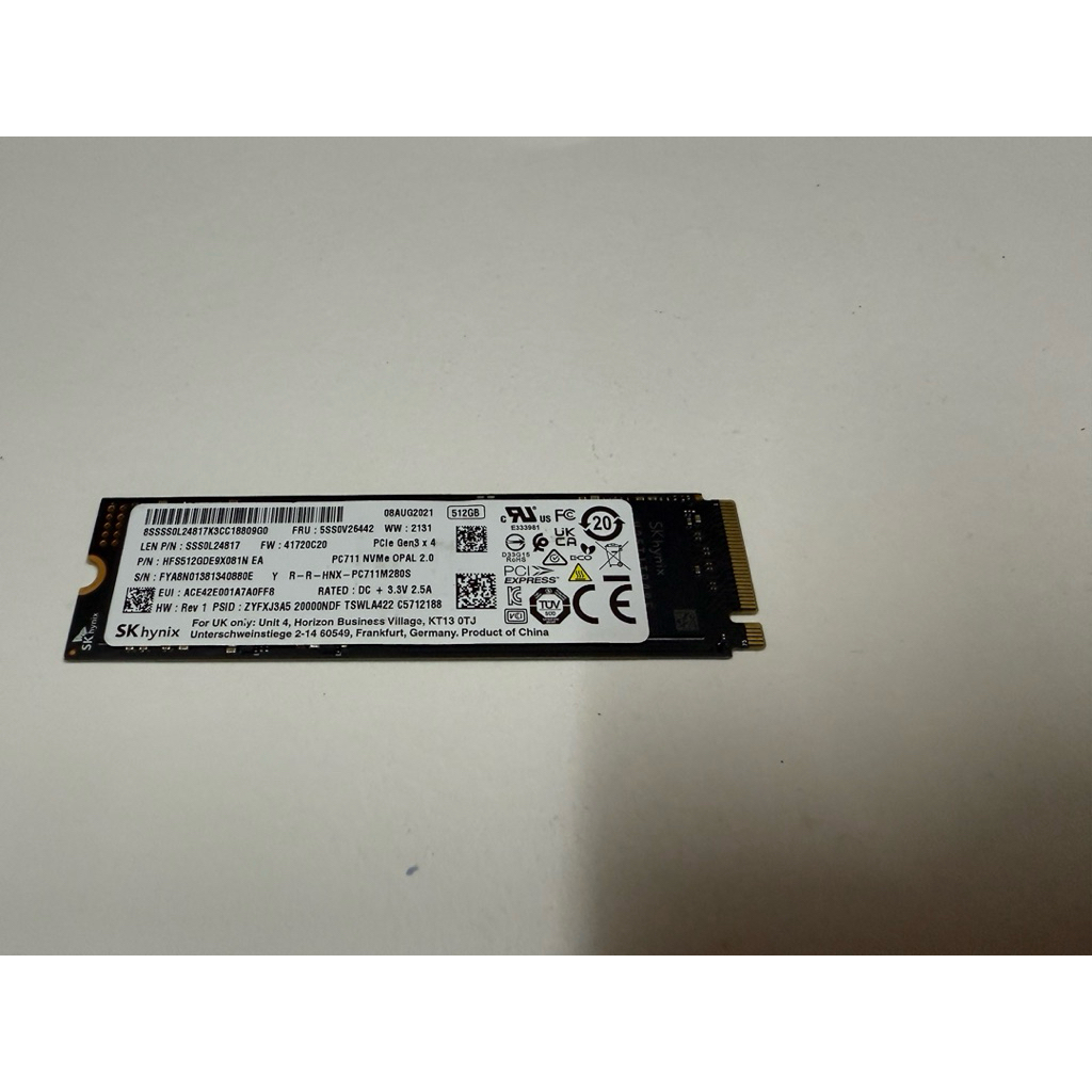 SK hynix 512GB SSD M.2 NVMe PC711 | Shopee Thailand