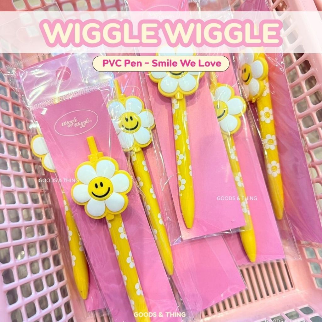 (พร้อมส่ง) ปากกา Wiggle Wiggle PVC Pen - Smile We Love | Shopee Thailand