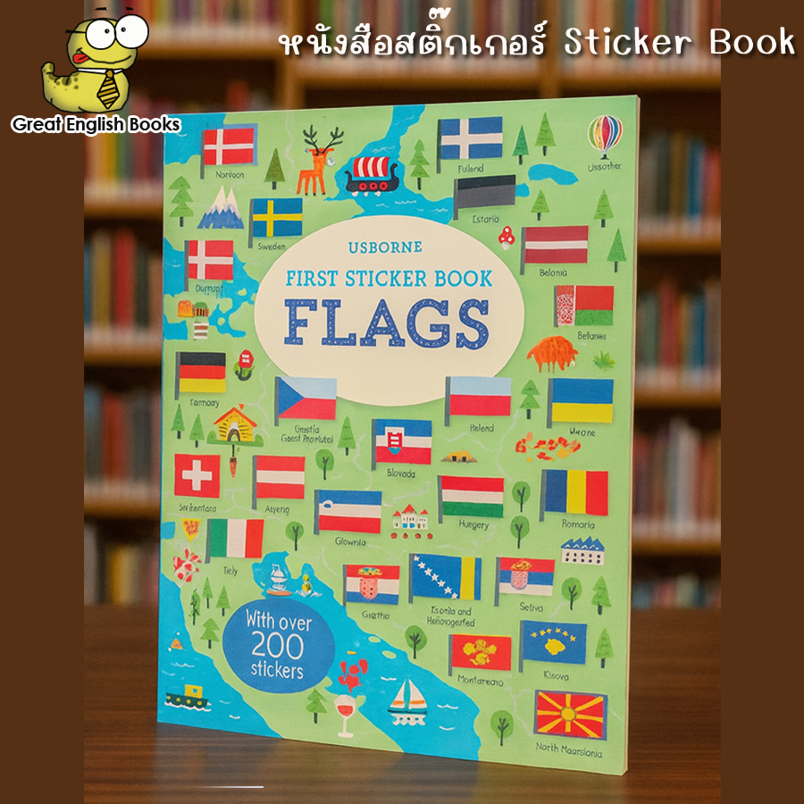 (ใช้โค้ดรับcoinคืน10%ได้) พร้อมส่ง หนังสือสติ๊กเกอร์ Title: Usborne ...