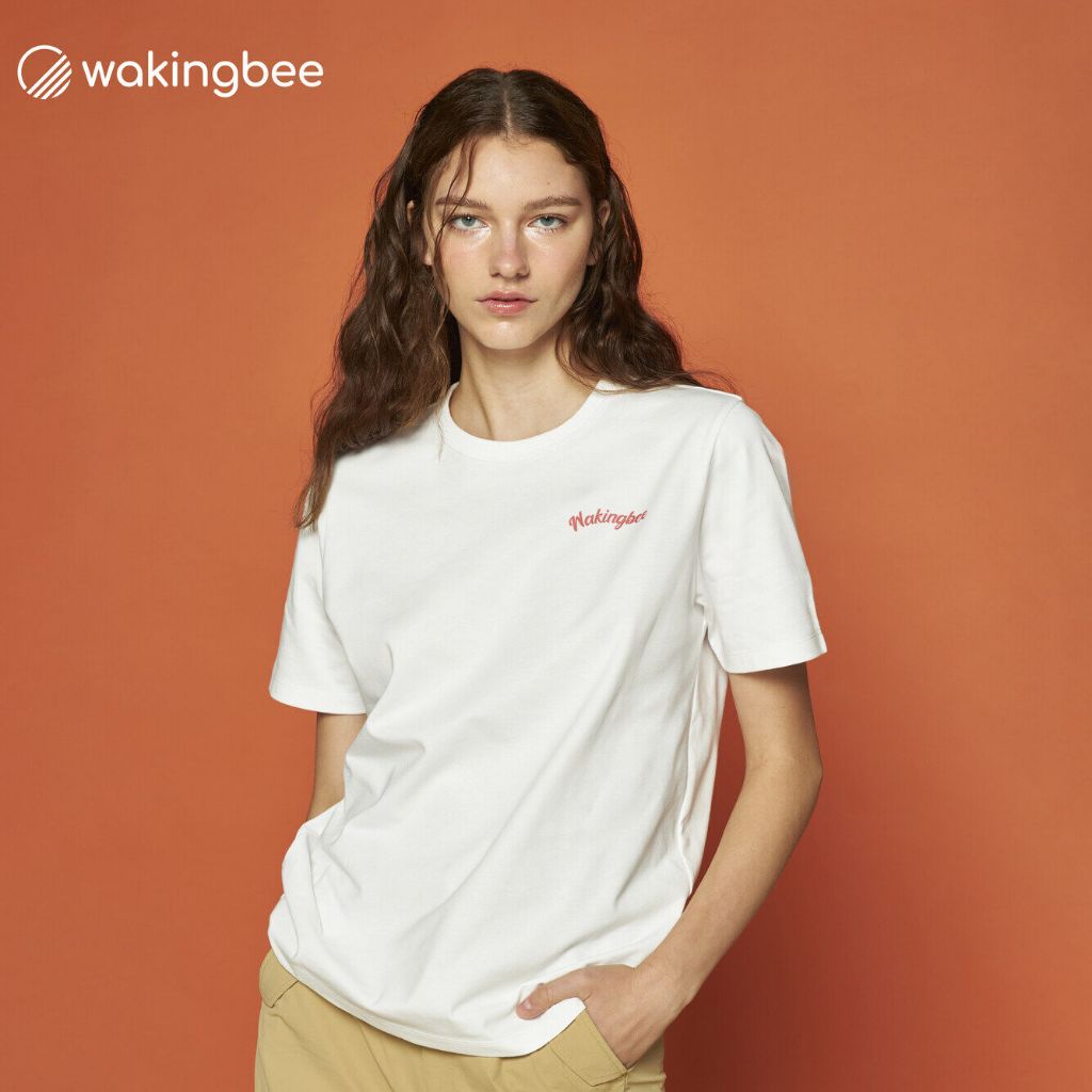 Wakingbee by Mark Kim Two-A-Tee (White) Unisex เสื้อยืด ทรงสวย ผ้าพรีเมี่ยม ไม่หด กันยูวี สกรีน ...