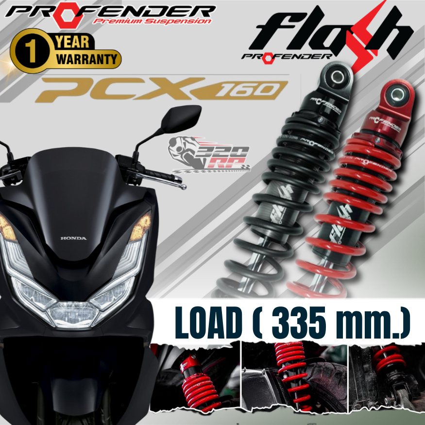 โช๊คหลัง PROFENDER FLASH SERIES HONDA PCX160 (335 mm.) ของแท้ ส่งไว!! | Shopee Thailand