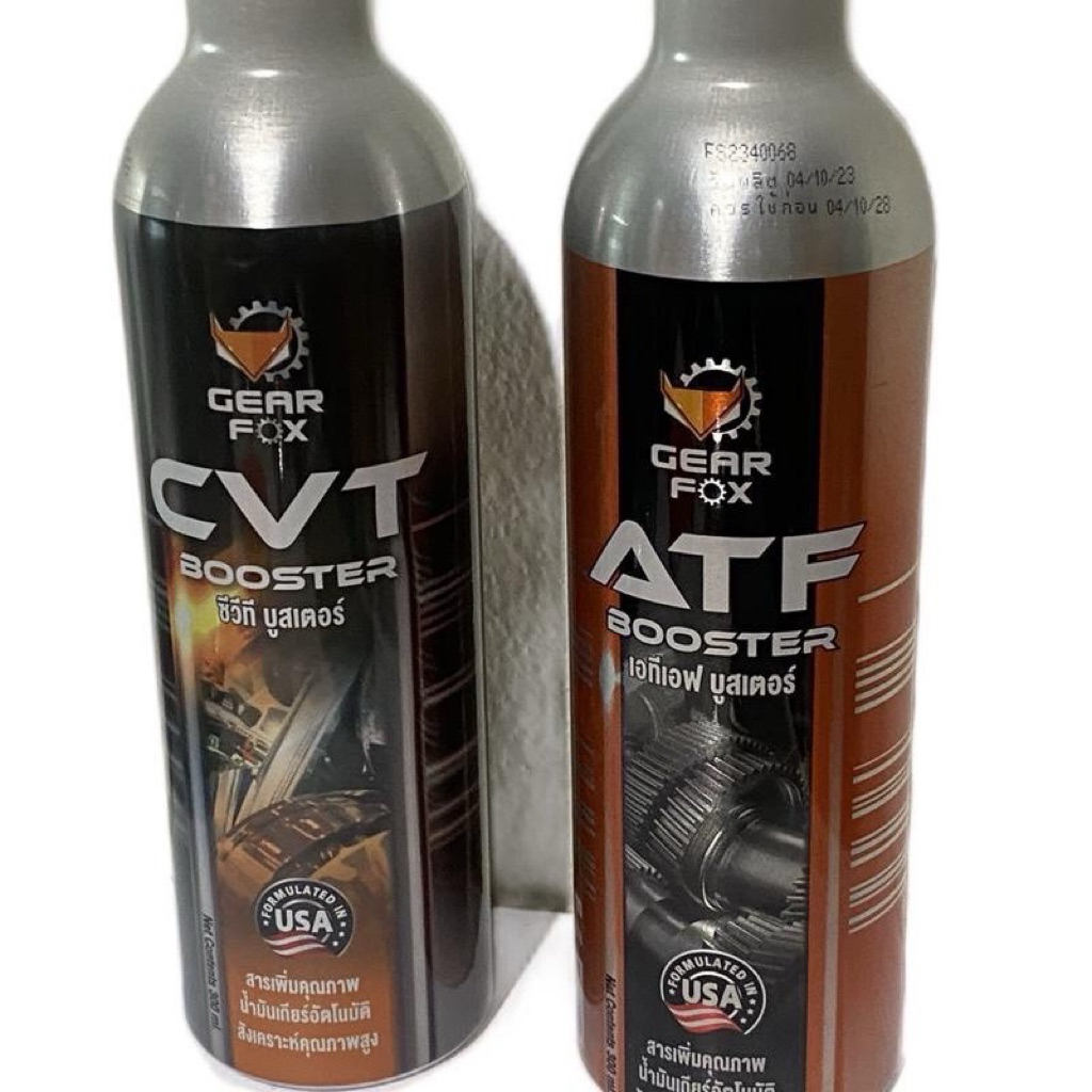 Gearfox หัวเชื้อน้ำมันเกียร์ น้ำยาฟื้นฟูประสิทธิภาพเกียร์ออโต้ ATF CVT ...