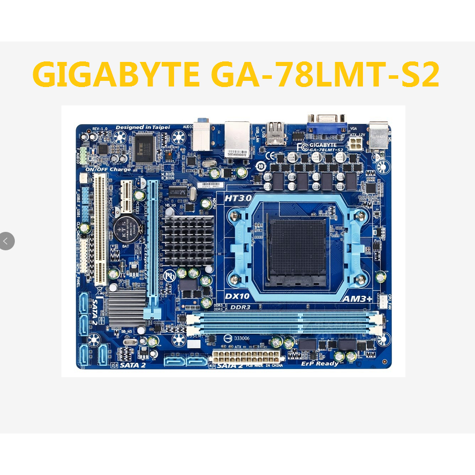 GA-78LMT-S2 คอมพิวเตอร์ เมนบอร์ด Mainboards AM3/AM3+ 938เข็ม | Shopee ...