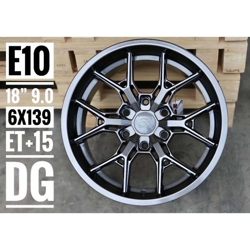 ล้อแม็กซ์EMOTION R E10 ขอบ18กว้าง 9นิ้ว ET15 6รู139.7 ล้อแม็กซ์คุณภาพดีมาตรฐานล้อแม็กซ์ บริษัท ...