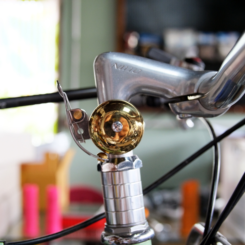 กระดิ่งจักรยานเนื้อทองเหลือ YWS Brass Bell | Shopee Thailand