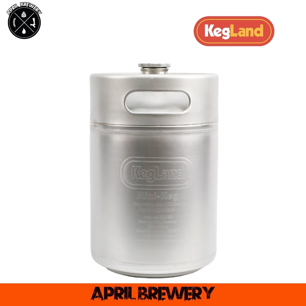 Mini keg 5L Kegland Craft beer barrel 304 stainless steel keg barrel (KL06361) | Shopee Thailand