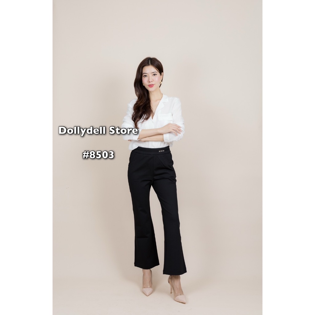 กางเกงทรงขาม้าDolly รุ่น#D8503 เอวด้านหลังเป็นสม๊อคยืดได้ตามตัว เนื้อผ้าคุณภาพดียืดได้ใส่สบายทรง ...