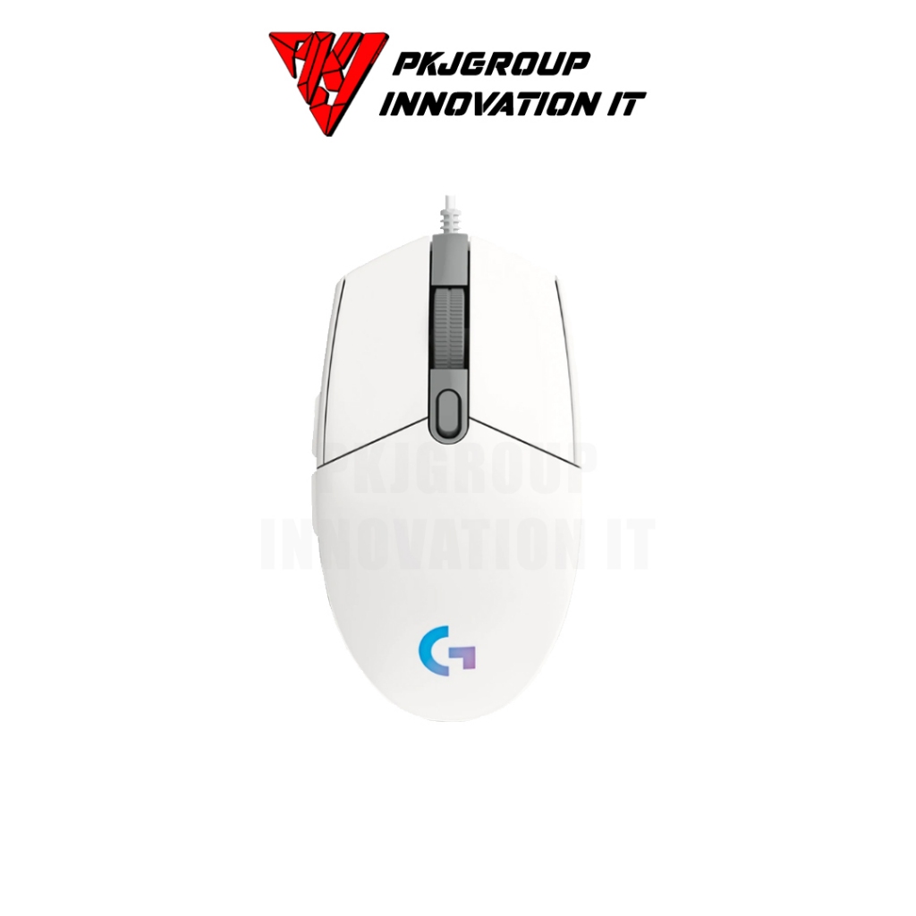 Logitech G102 White LIGHTSYNC เมาส์เล่นเกมสีขาวของใหม่ DPI 8000 ประกัน ...
