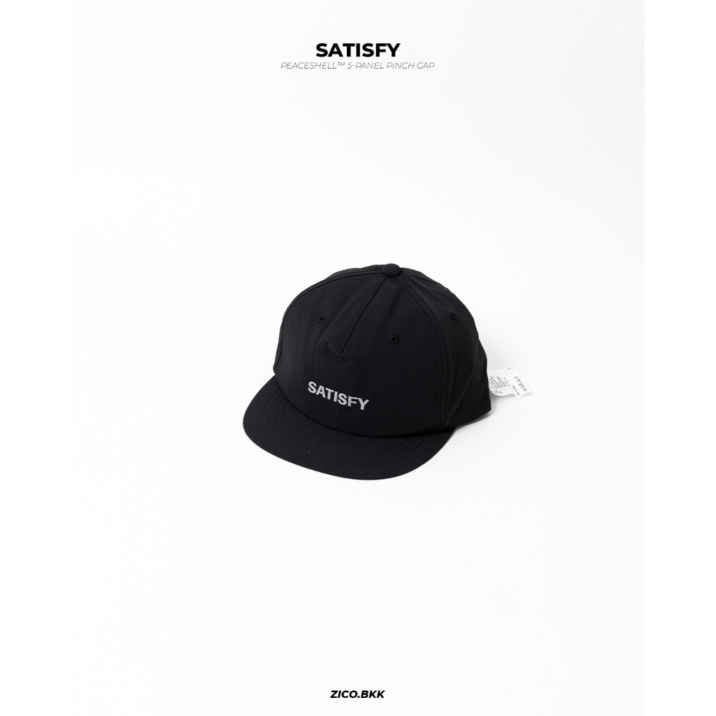 Satisfy PeaceShell™ 5‑Panel Pinch Cap (Satisfy Logo สะท้อนแสง) | Shopee ...