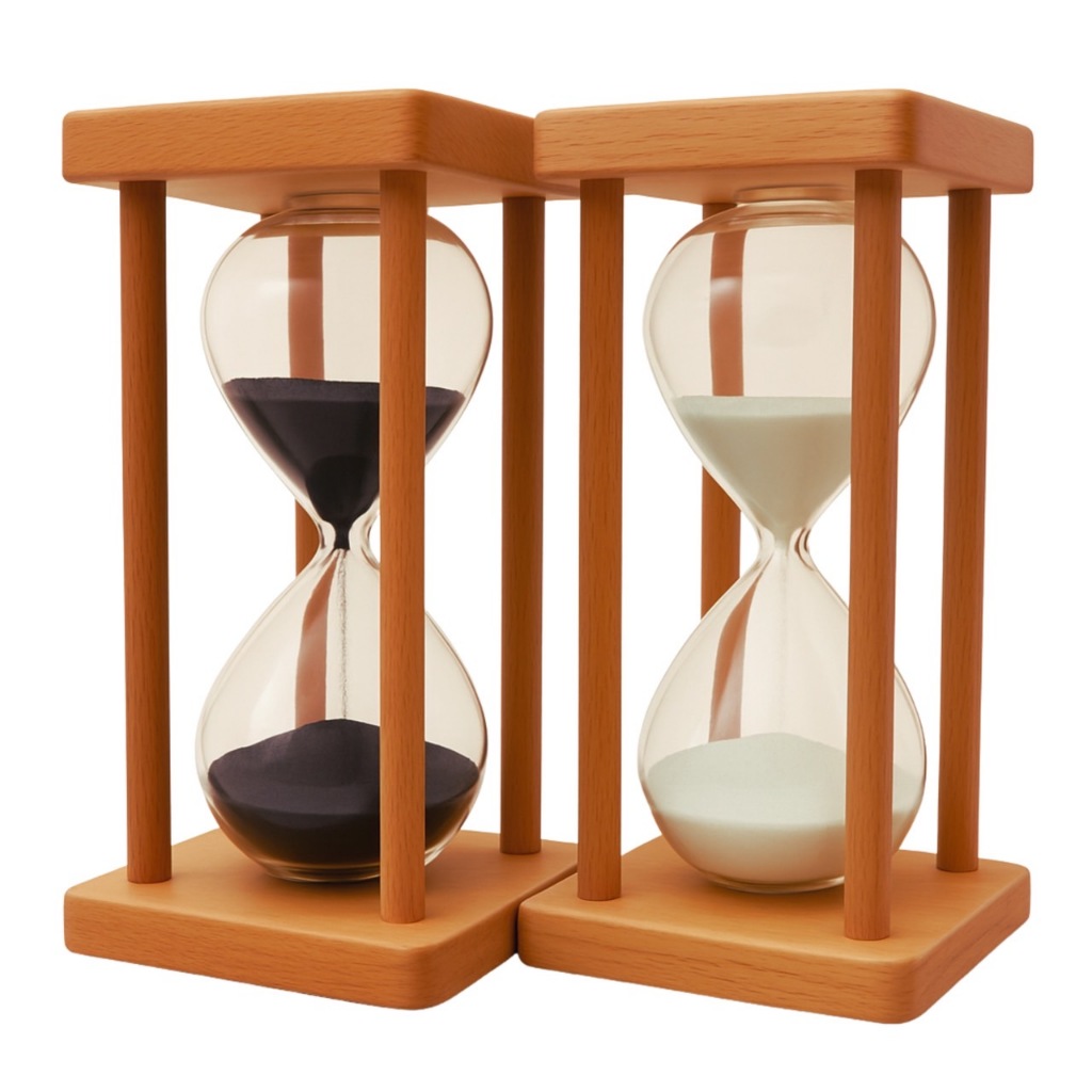 wooden sand clock นาฬิกาทรายกรอบไม้ ให้ความรู้สึกอบอุ่น แต่งบ้านให้ความ ...