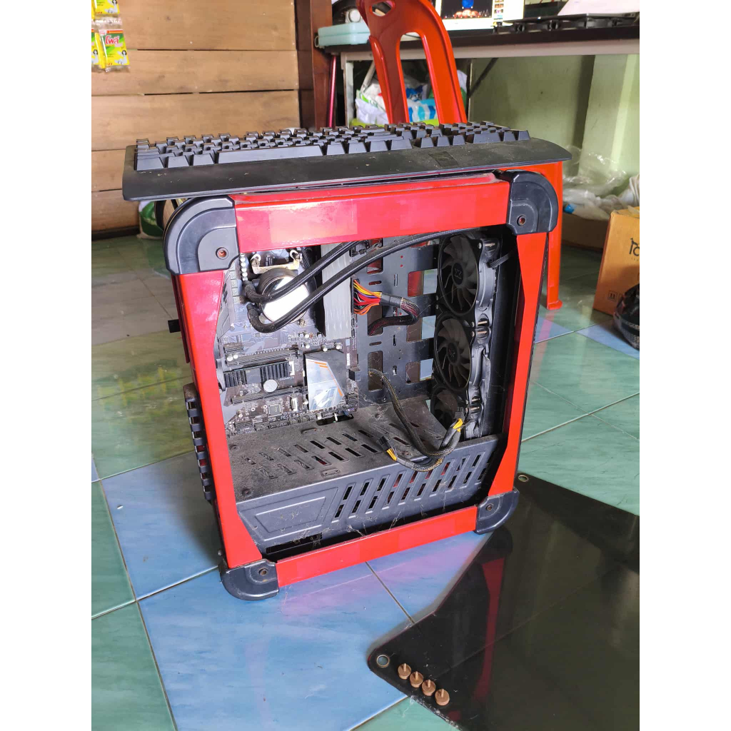 Gaming PC R7 1700X 32GB RAM SSD 256GB AIO 360mm PSU 650W พร้อมใช้งานมือ ...