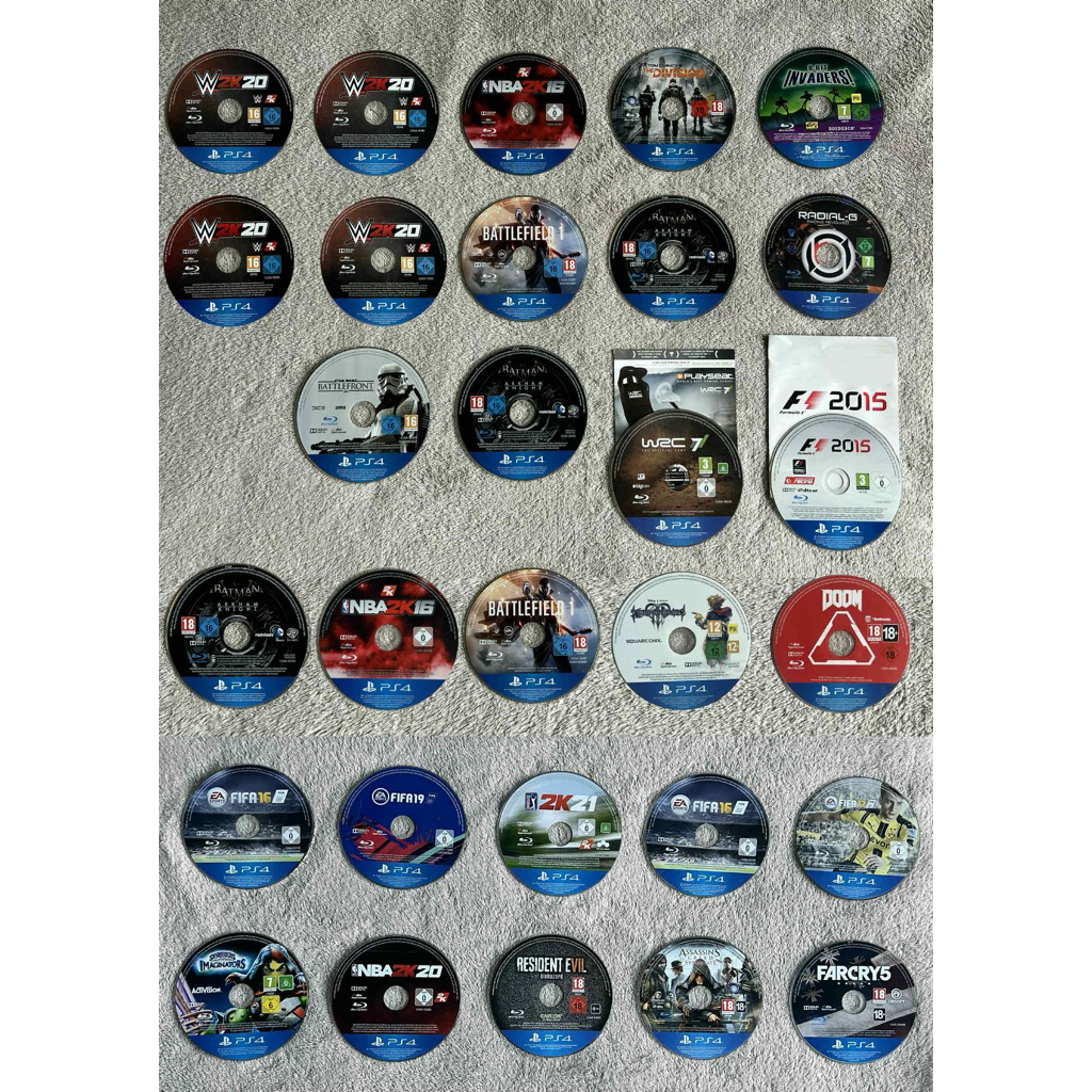 RESTOCK แผ่นเกมPS4แผ่นไม่มีกล่อง (Europe) มือ2 แผ่นสวย/แผ่นมีรอย แท้ ...