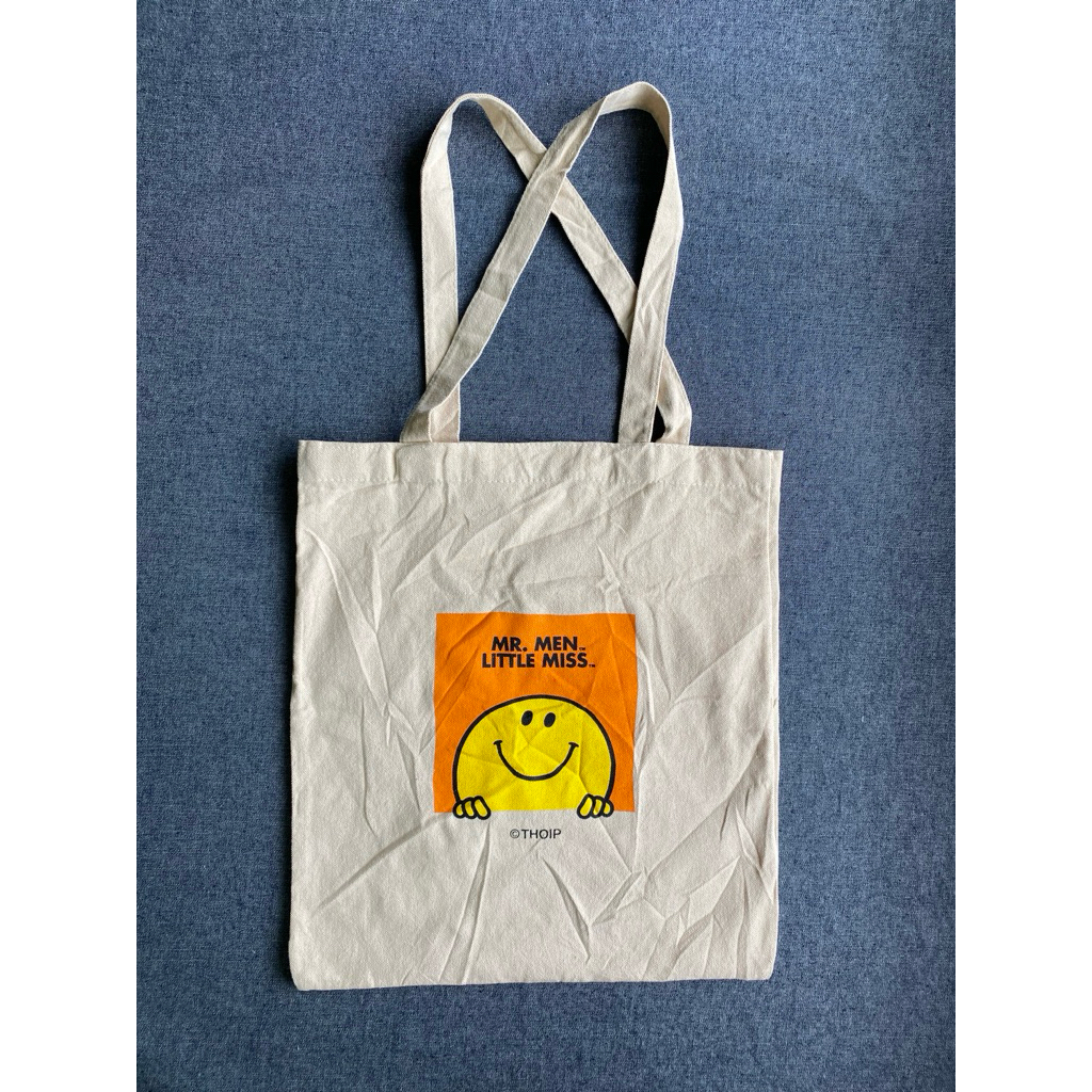 กระเป๋าผ้า Mr. men and little miss / toe box bag - ของใหม่ - | Shopee ...