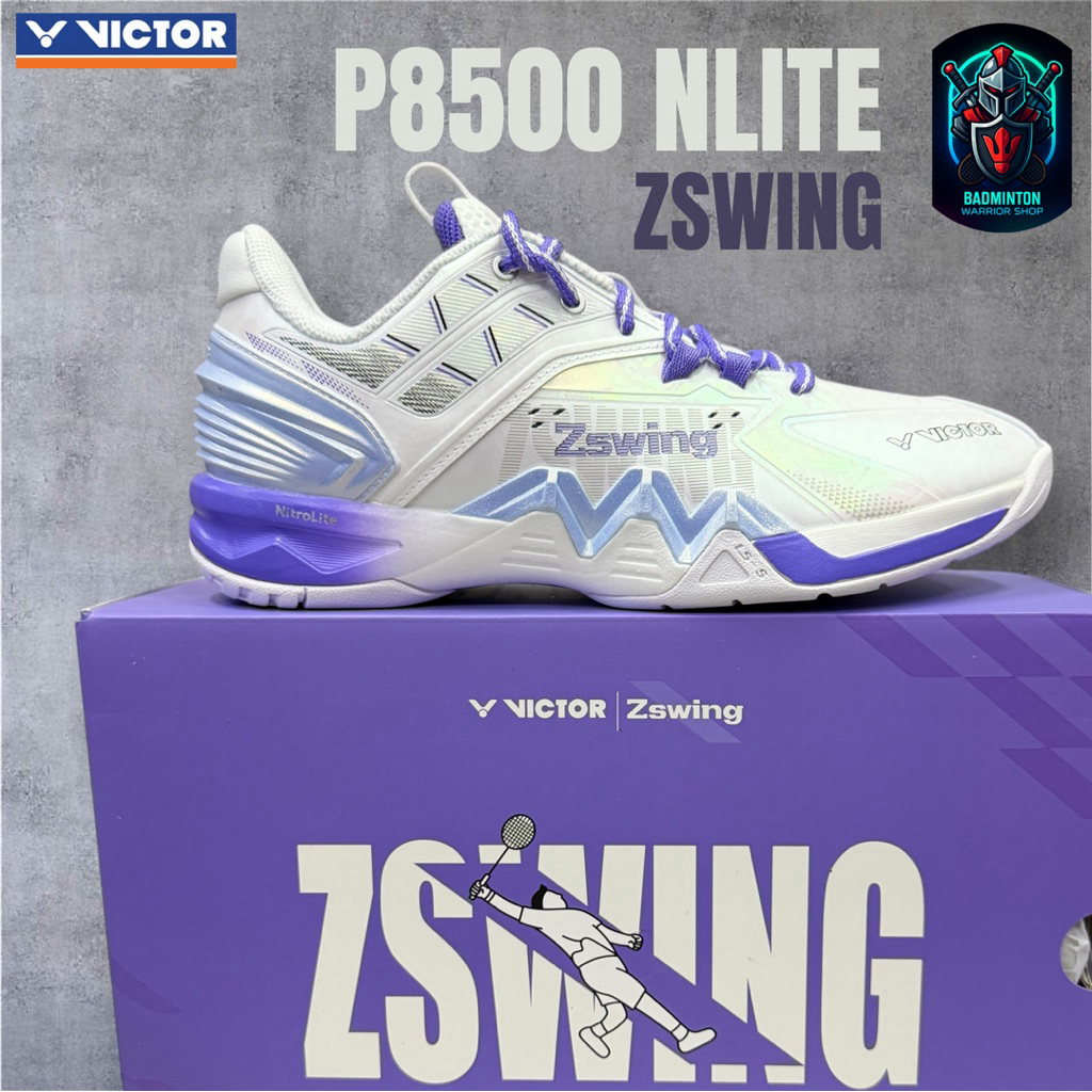 รองเท้าแบดมินตัน Victor P8500 NLite ZSW (Z-Swing) รุ่นใหม่ น้ำหนักเบา ...
