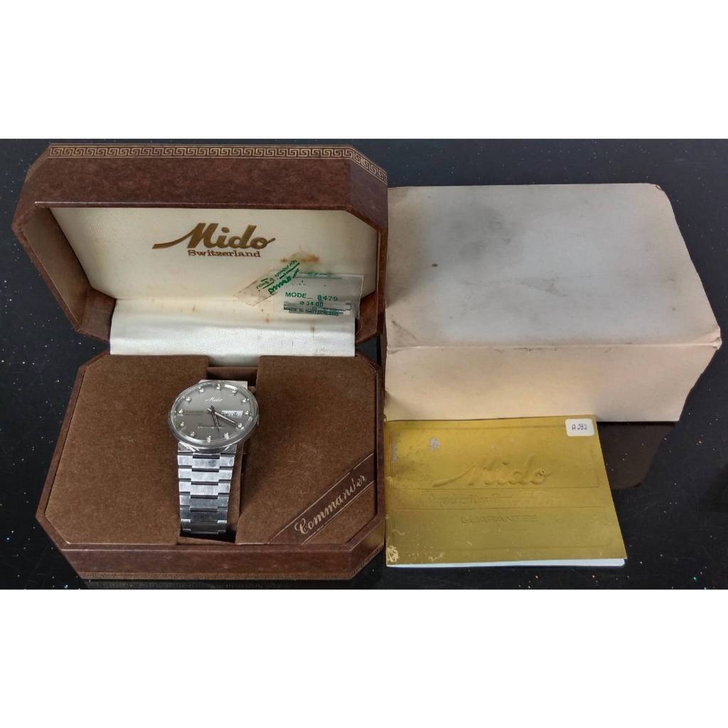 Mido Commander 8269 ระบบ AUTOMATIC หน้าปัด 45 mm พร้อมกล่องแท้เก่าเก็บ ...