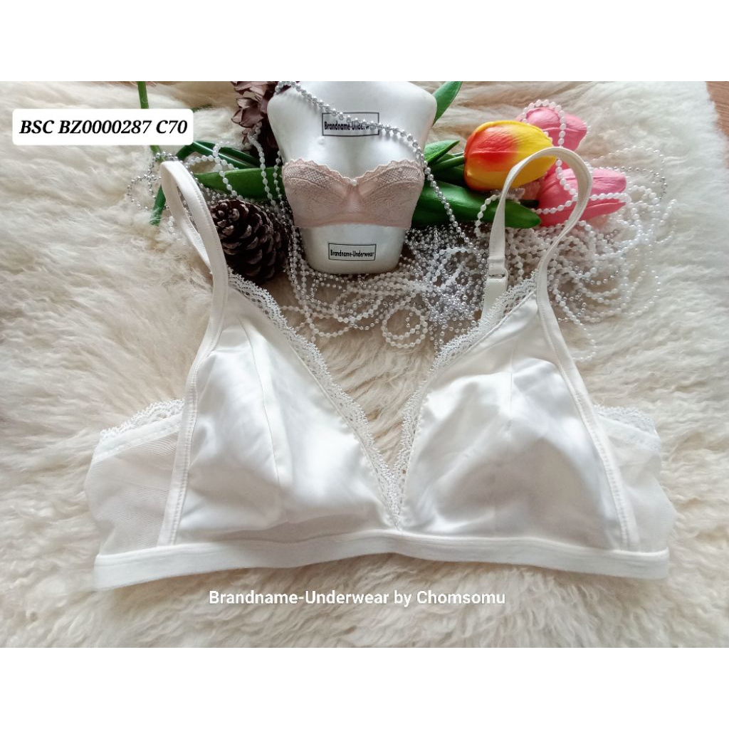 Bsc Size C70 ชุดชั้นในแบรนด์เนม/เสื้อชั้นในซาติน BZ0000287 | Shopee ...