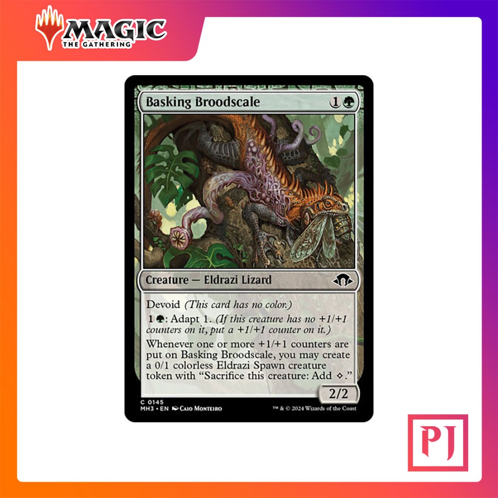 [MTG] Basking Broodscale [MH3] [GREEN] [COMMON] [NORMAL] [ENG] (การ์ดเม ...