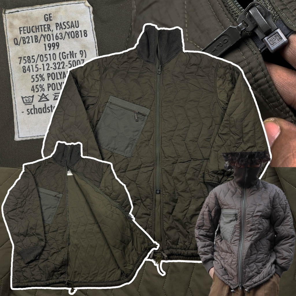 แจ็คเก็ตเดินป่า GE FEUCHTER PASSAU 1999 (GrNr 9) German Army Quilted ...