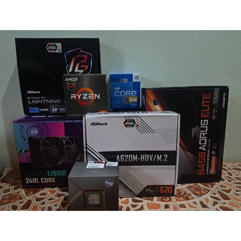 i3 12100f ชุดเมนบอร์ดกับซีพียู AMD/INTELและจอคอม | Shopee Thailand