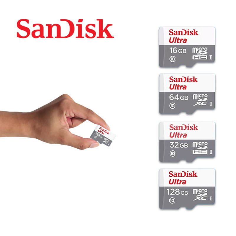 (ส่งไว) SanDisk Ultra Micro SD Card 32GB 64GB 128GB Class10 ของแท้ ...