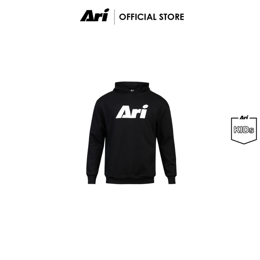ARI KIDS ESSENTIAL HOODIE - BLACK (AAP3150-01) เสื้อฮู้ด เด็ก อาริ ...
