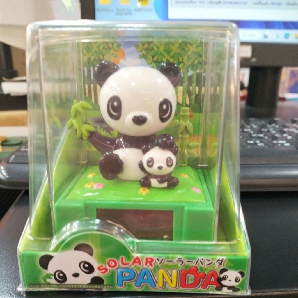 Solar pandaถือกล้วย พลังงานแสงอาทิตย์ นำเข้าจากญี่ปุ่น | Shopee Thailand