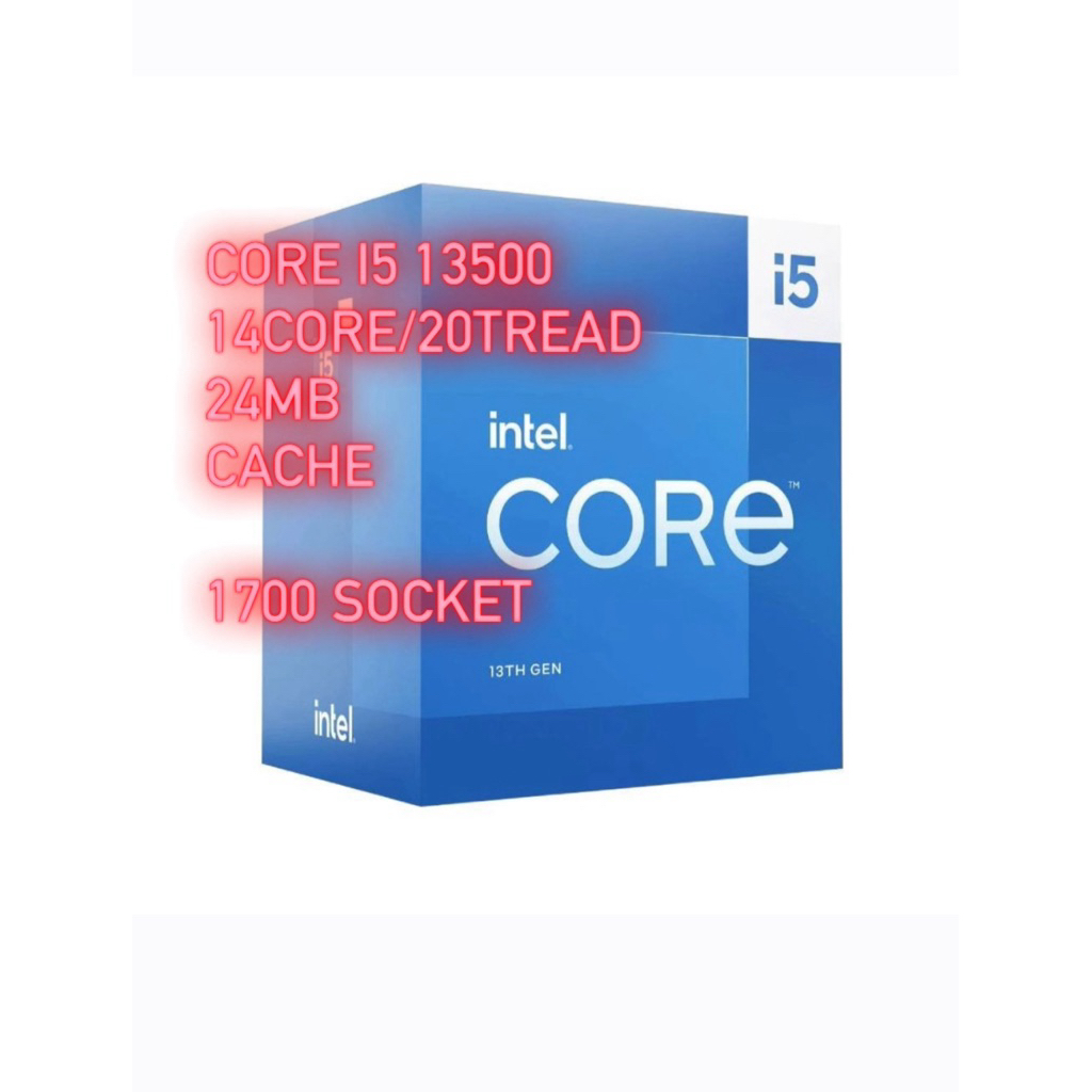 CPU (ซีพียู) INTEL CORE I5-13500 - 14C 20T 1.8-4.8GHz (INTEL SOCKET ...