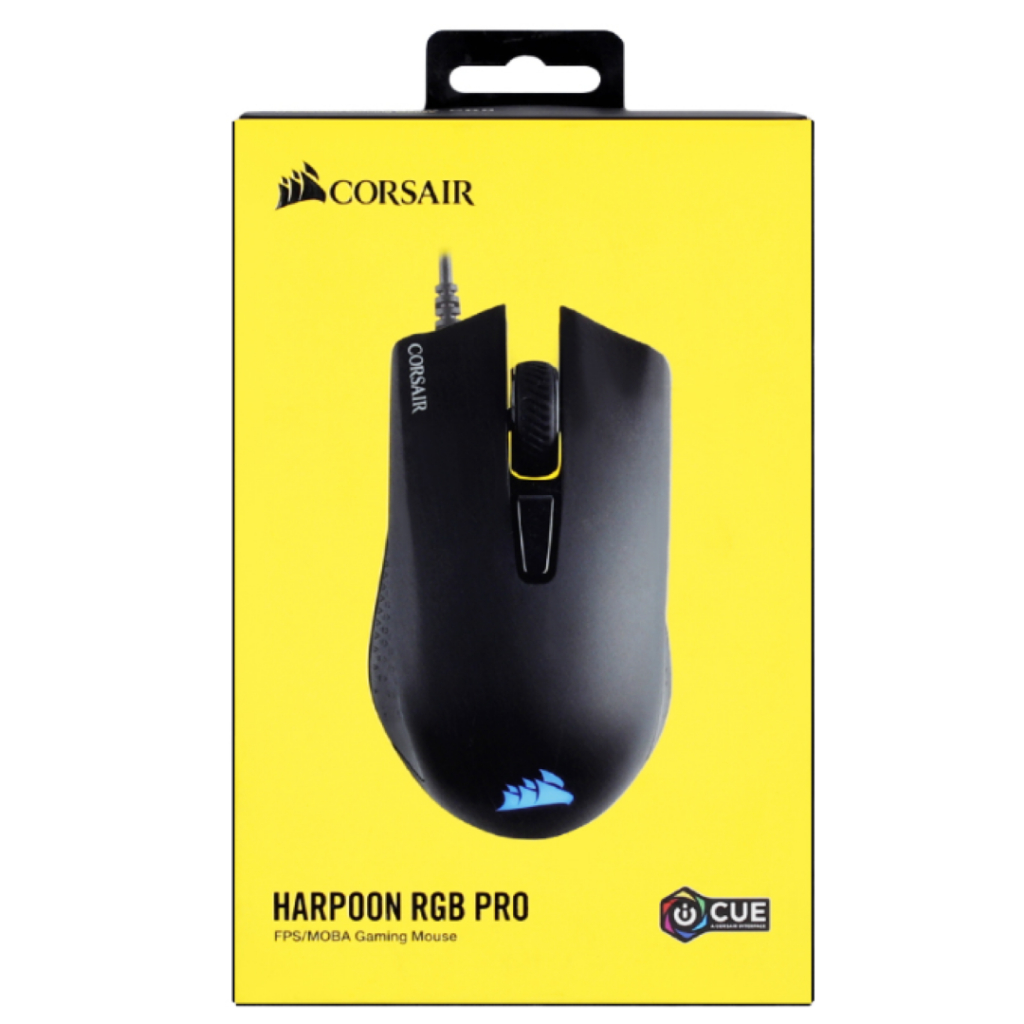 Mouse Gaming CORSAIR HARPOON PRO RGB เมาส์เกมมิ่งมีสายขนาดกระทัดรัด ...