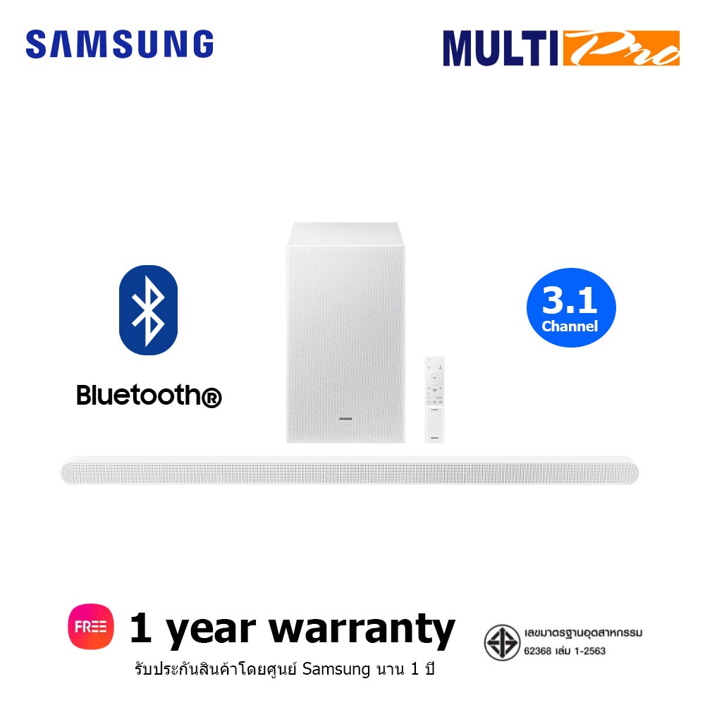 Samsung Soundbar Ultra Slim รุ่น HW-S701D/XT ( 3.1ch ) with Sub Woofer ...