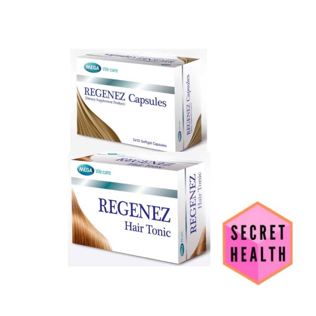 MEGA We care เมก้าวีแคร์ REGENEZ Capsules รีจีเนซ แคปซูล / สเปรย์ ...