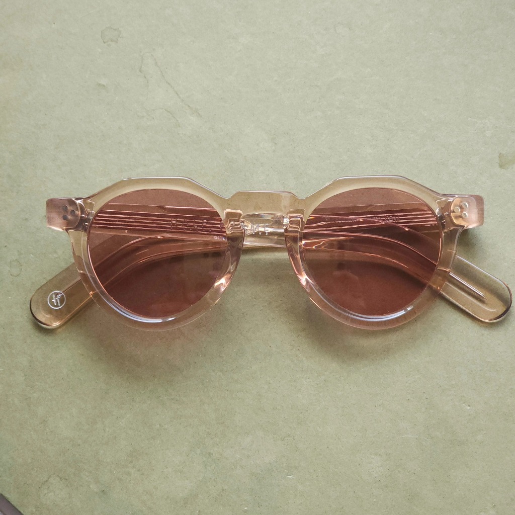 Half Frame Crown Panto Sunglasses สภาพใหม่ | Shopee Thailand