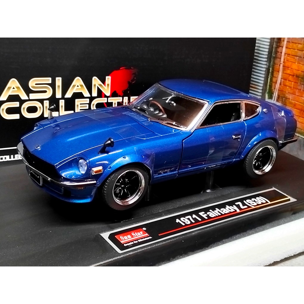 โมเดลรถ Nissan fairlady 240z S30 midnight Sun star Model Car scale 1:18 ...