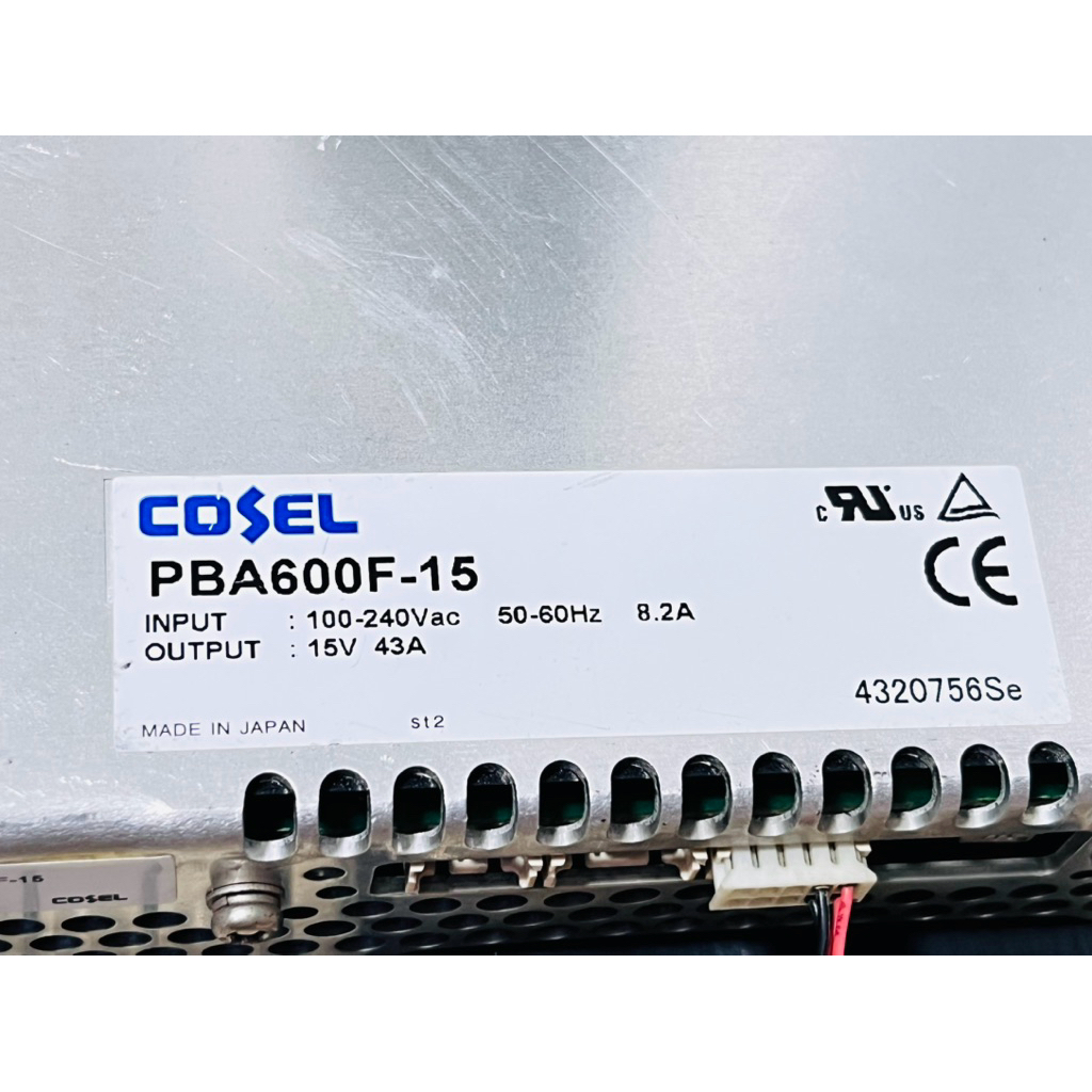 Power Supply สวิทชิ่งญี่ปุ่น ยี่ห้อ COSEL ญี่ปุ่น JAPAN รุ่น 15V 43A ...