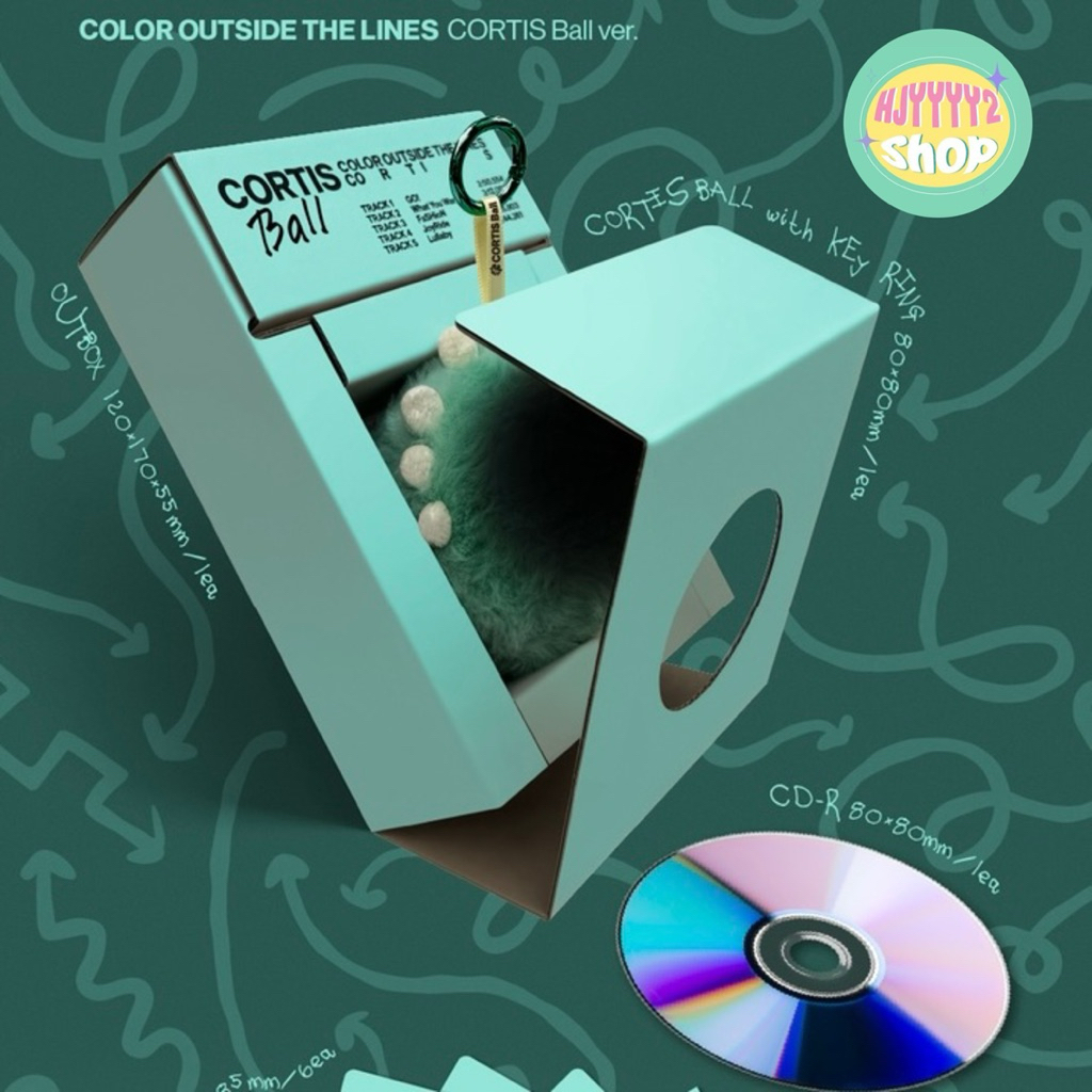 [พร้อมส่งในไทย] CORTIS อัลบั้ม 1st EP Album [COLOR OUTSIDE THE LINES ...