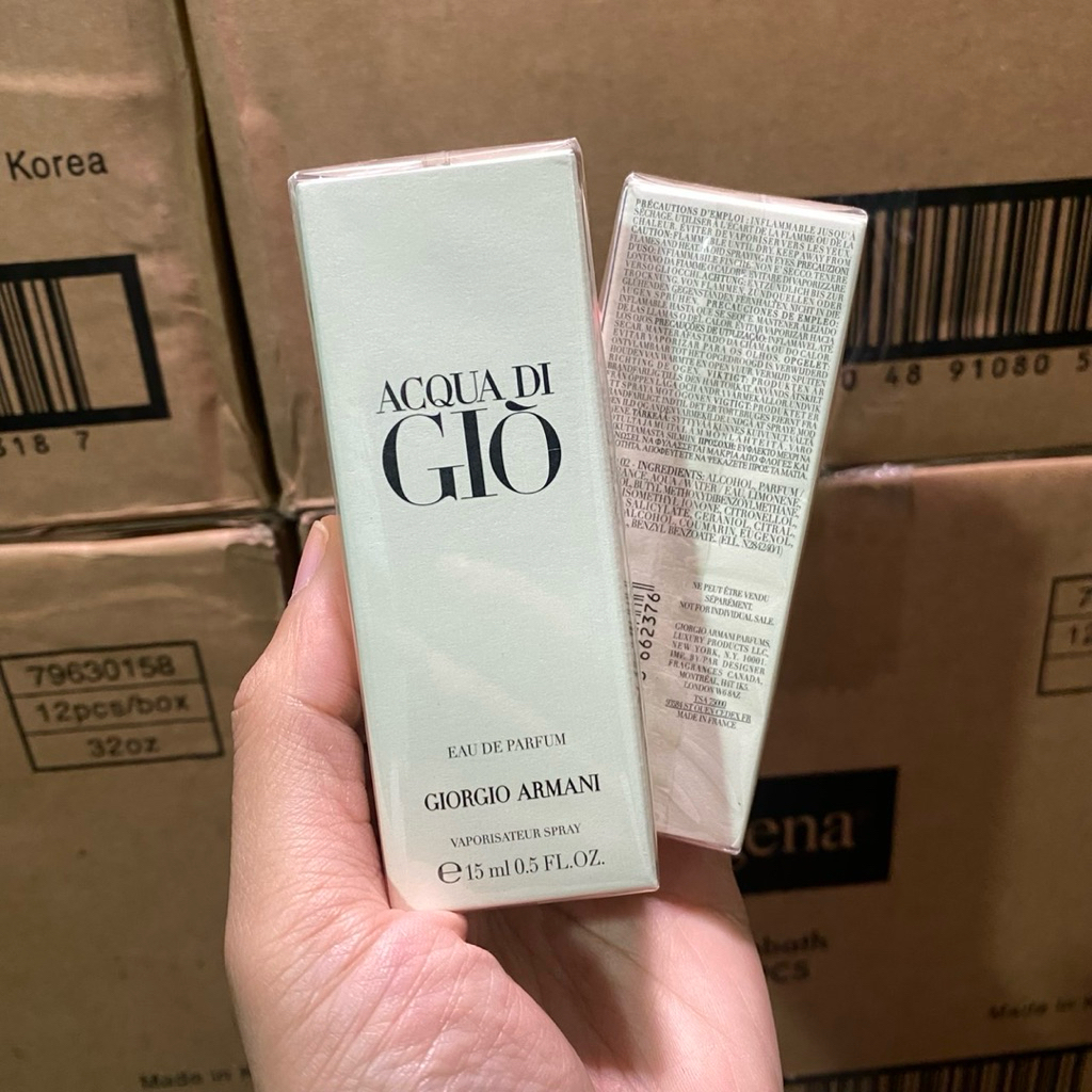 Giorgio Armani Acqua Di Gio Homme EDT 15 ml (หัวสเปรย์) | Shopee Thailand