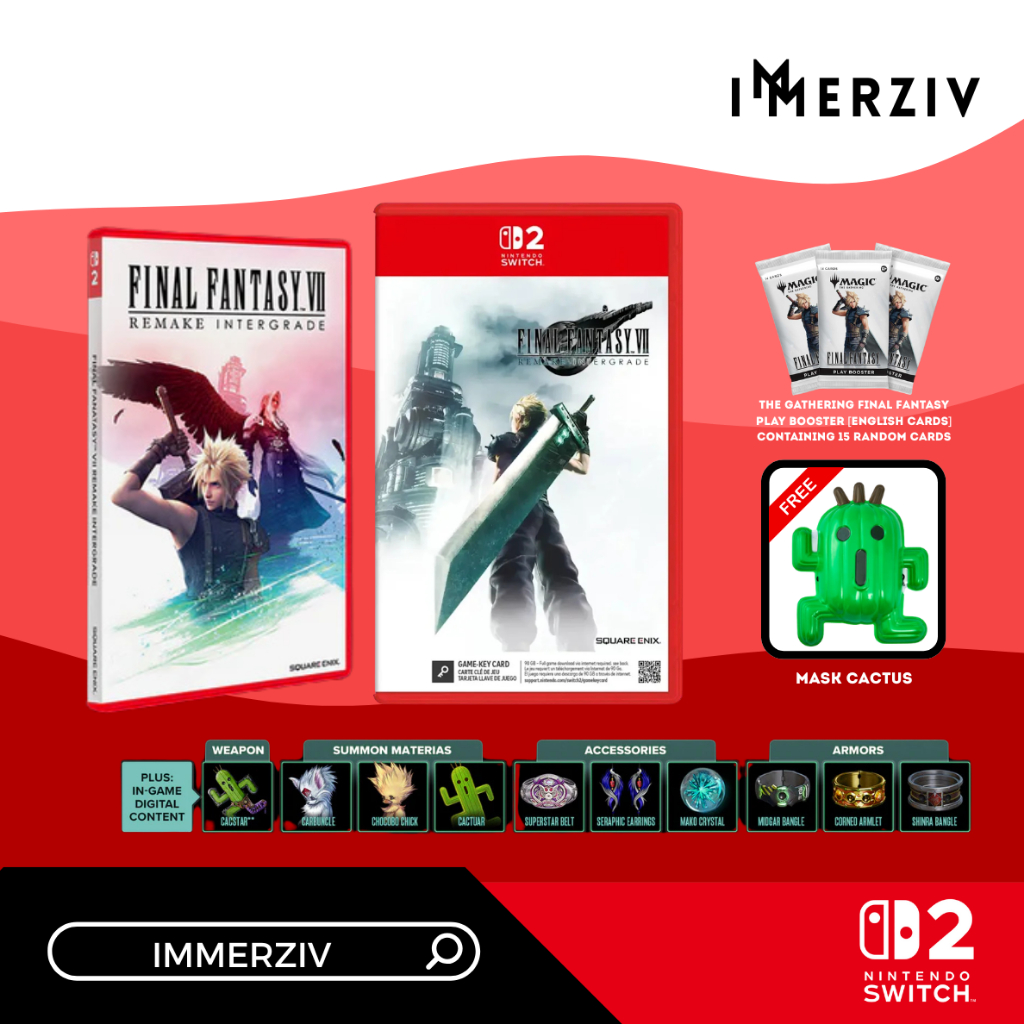 (พร้อมส่ง) SWITCH-2: FINAL FANTASY VII - REMAKE INTERGRADE (R3/ASIA ...