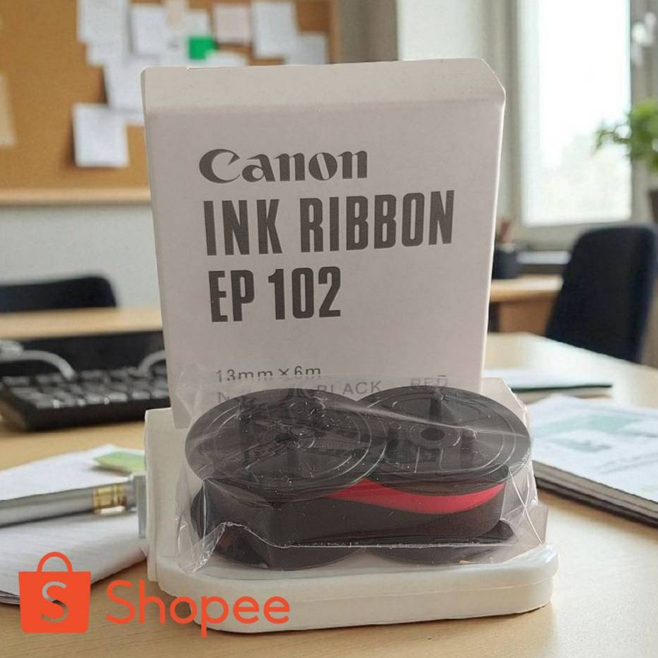ผ้าหมึกเครื่องคิดเลขพิมพ์กระดาษ ยี่ห้อ Canon Ink Ribbon EP-102 (ของแท้ ...