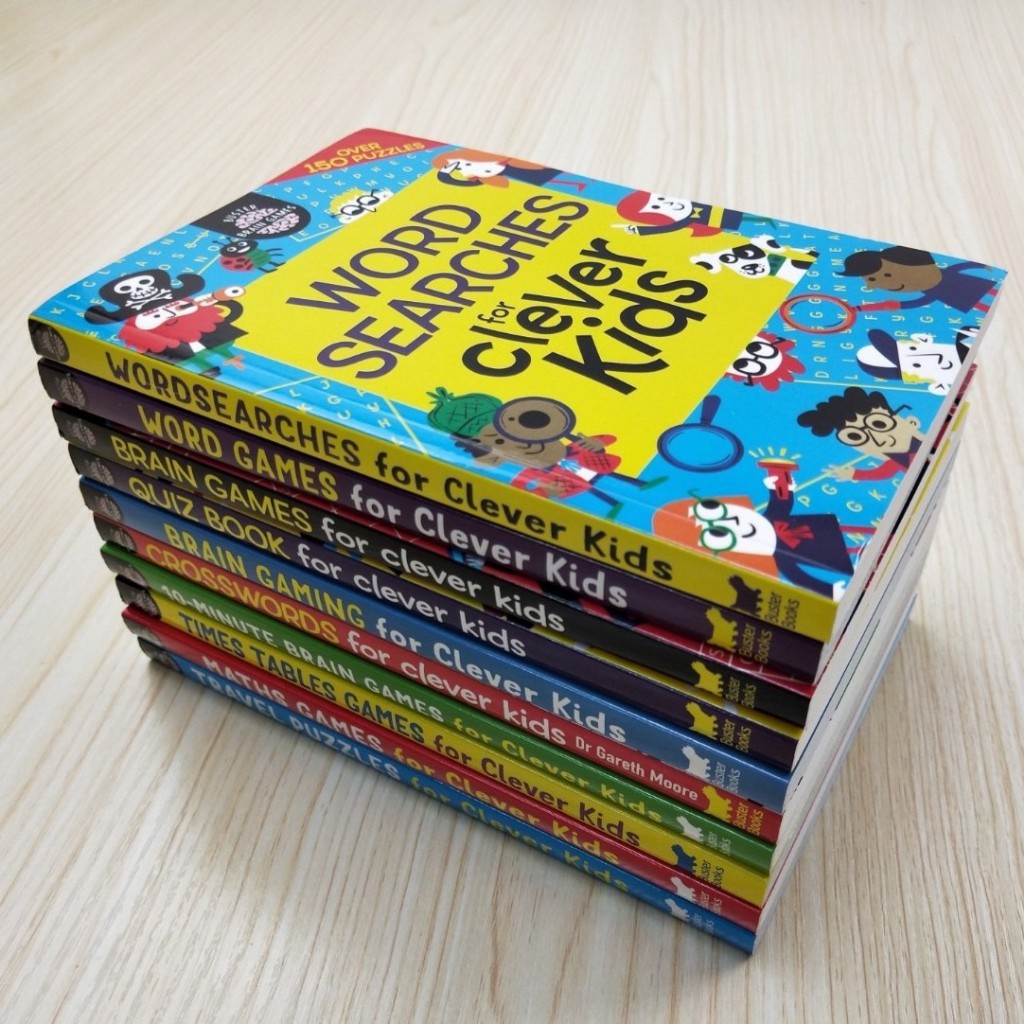 ชุดหนังสือ Word Searches for Clever Kids 10 เล่ม | Shopee Thailand