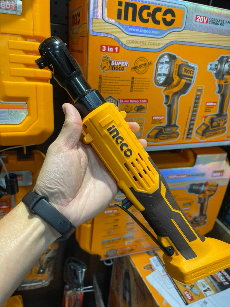 ประแจด้ามฟรี3/8 ไร้สาย 20V INGCO รุ่น CDRLI2060151 (ตัวเปล่า) รุ่น ...