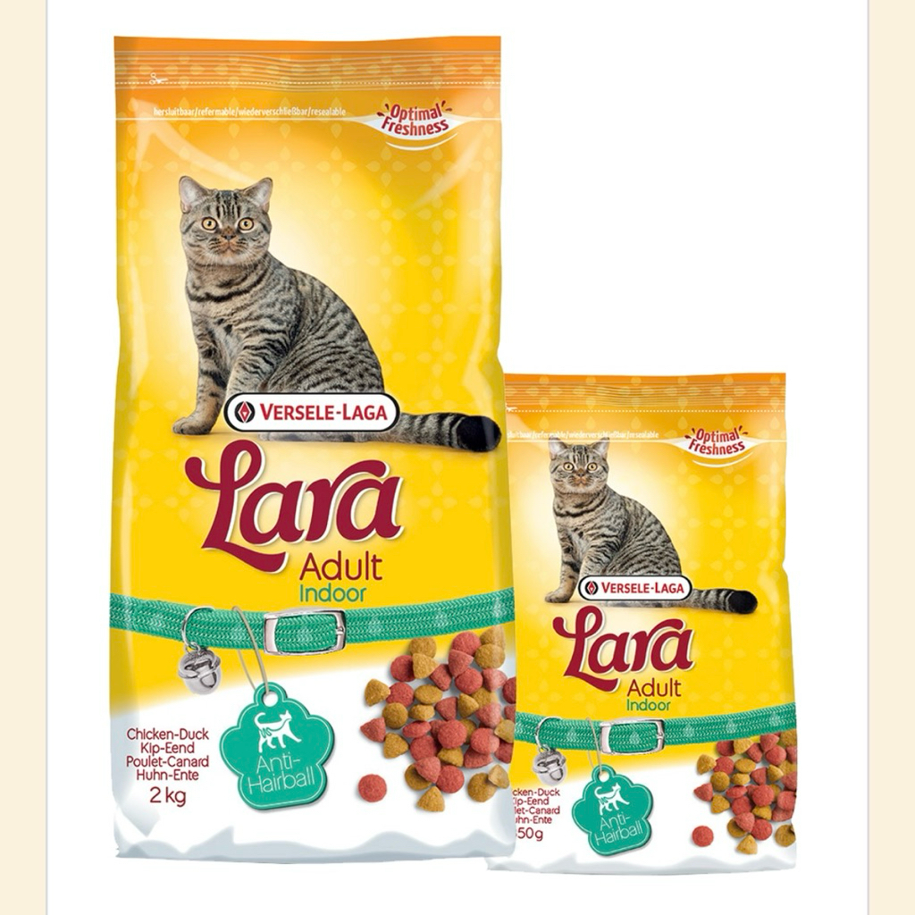 2kg.) อาหารแมวโต สูตรเลี้ยงในบ้าน กิจกรรมน้อย รสไก่ Lara Adult Indoor ...