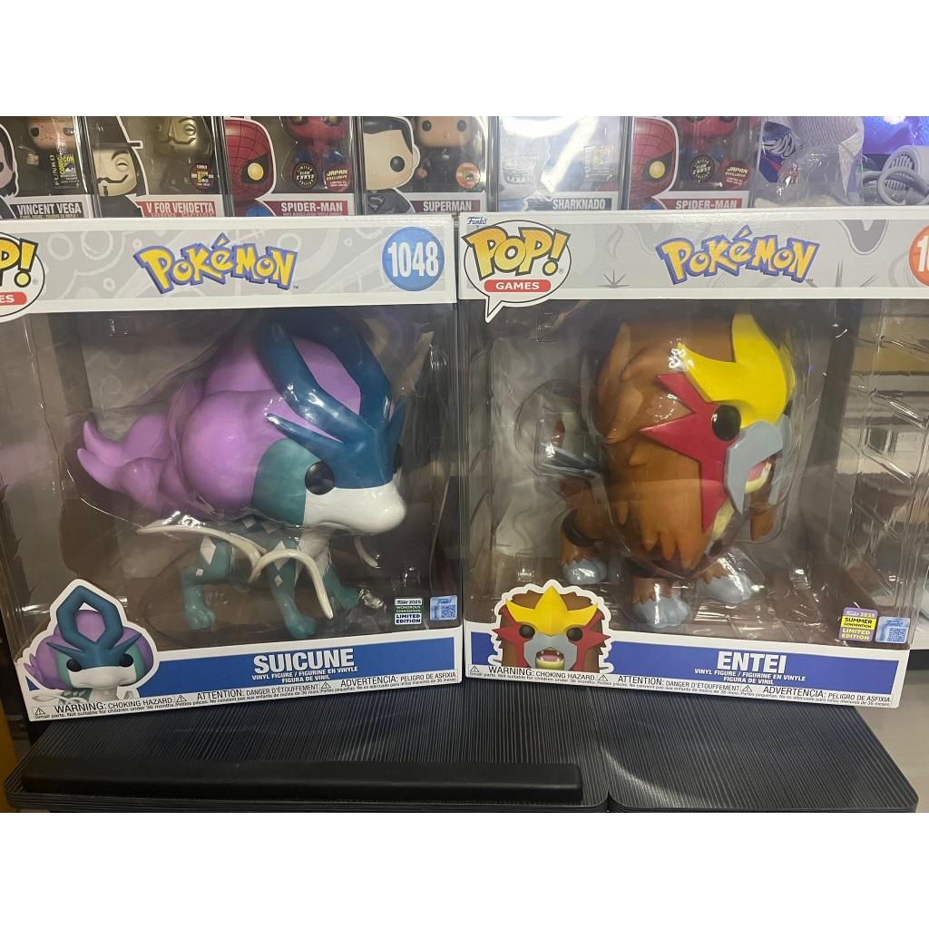 [พร้อมส่ง] ฟิกเกอร์ Funko Pop เซ็ท Pokemon ในตำนาน: Suicune / Entei ตัว ...