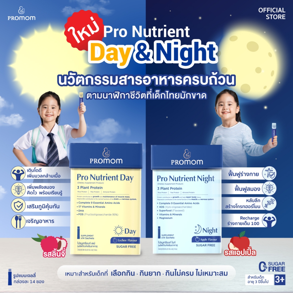 【คละเลือกได้】Pro Nutrient Day & Night 2 สูตร เสริมการเจริญเติบโต บำรุง ...